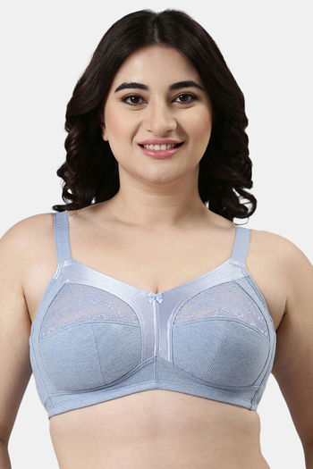 Buy Enamor Double Layered Non Wired Full Coverage Super Support Bra